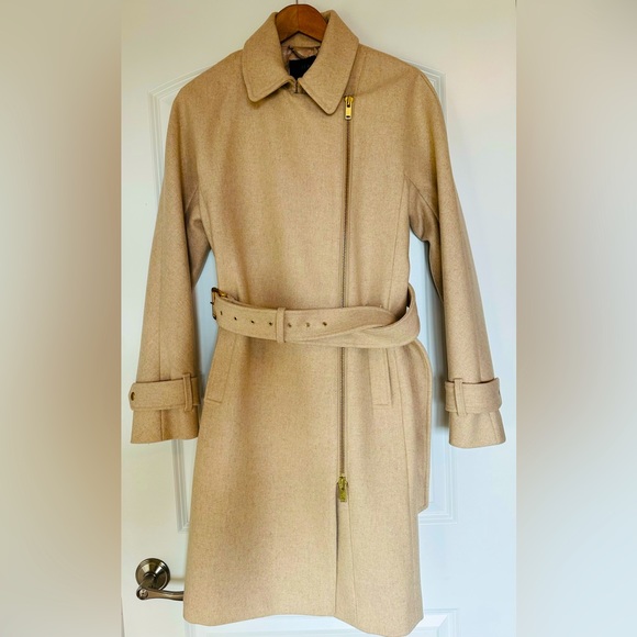 J. Crew | Jackets & Coats | J Crew Italian Melton Wool Coat Beautifully ...